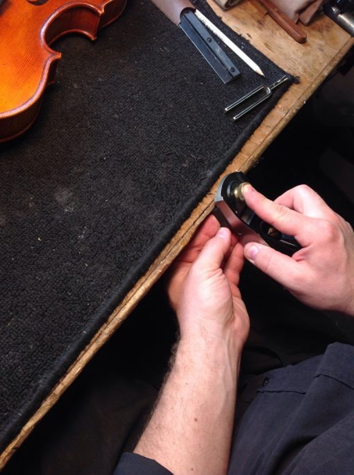 Making a Violin Nut – Triangle Strings