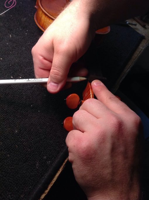 Making a Violin Nut – Triangle Strings
