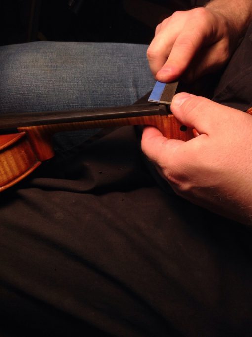 Making a Violin Nut – Triangle Strings