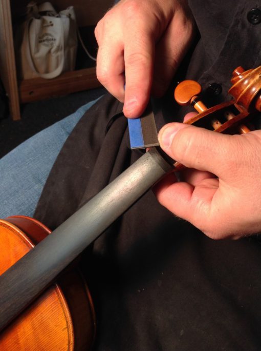 Making a Violin Nut – Triangle Strings