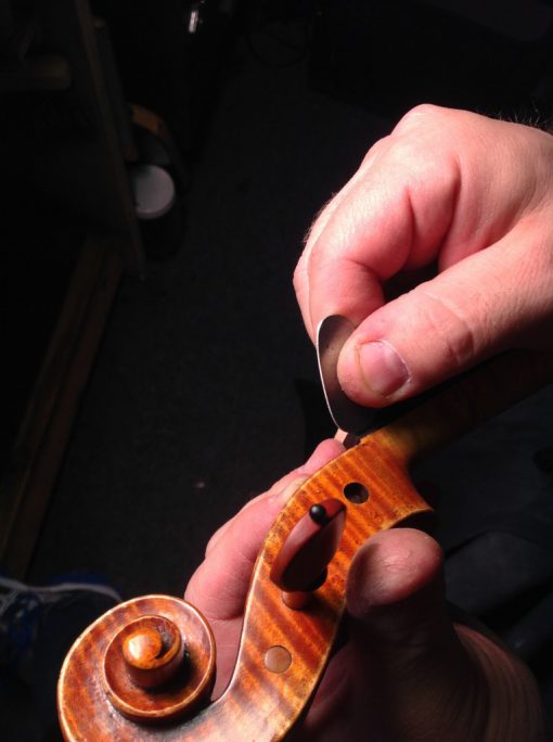 Making a Violin Nut – Triangle Strings
