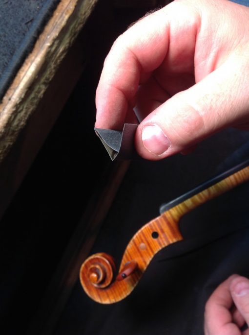 Making a Violin Nut – Triangle Strings