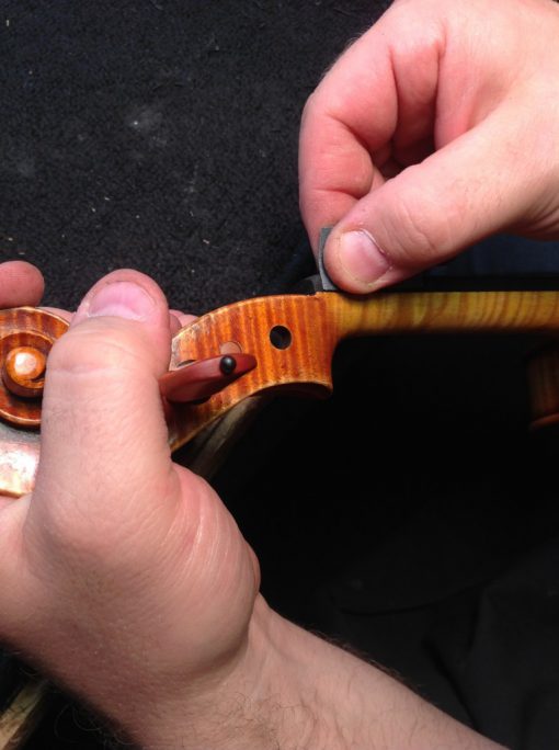 Making a Violin Nut – Triangle Strings