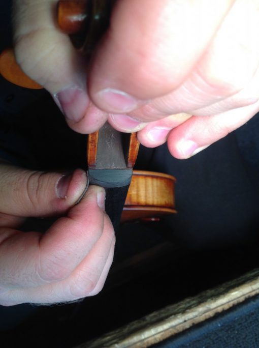 Making a Violin Nut – Triangle Strings