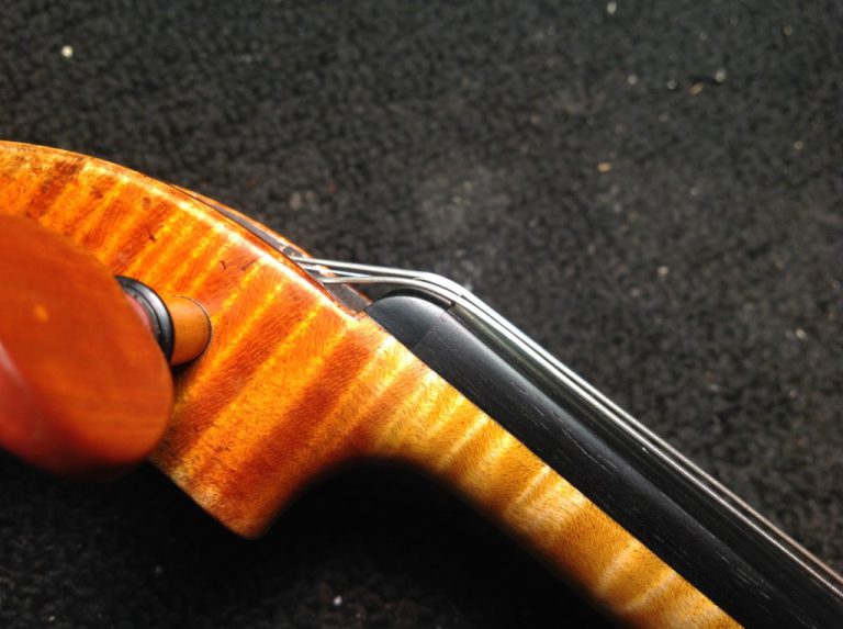 Making a Violin Nut – Triangle Strings