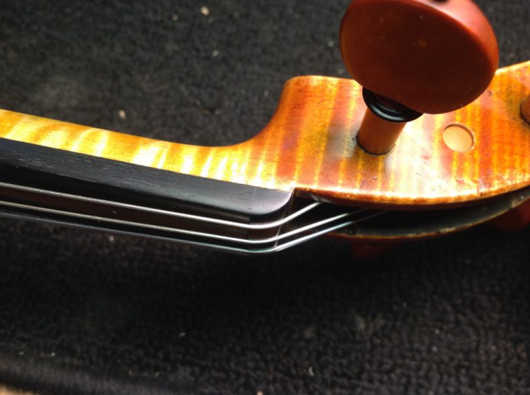 Making a Violin Nut – Triangle Strings