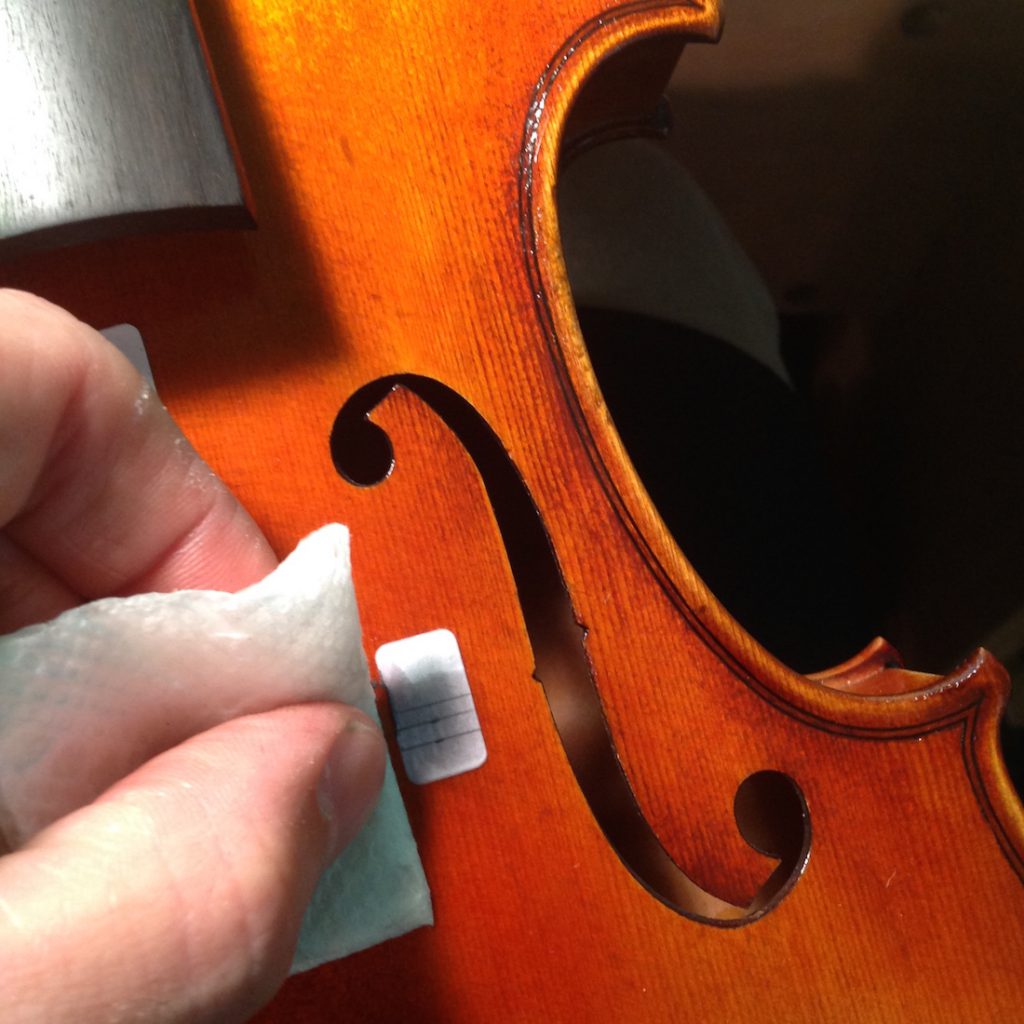 Carving A Violin Bridge – Triangle Strings