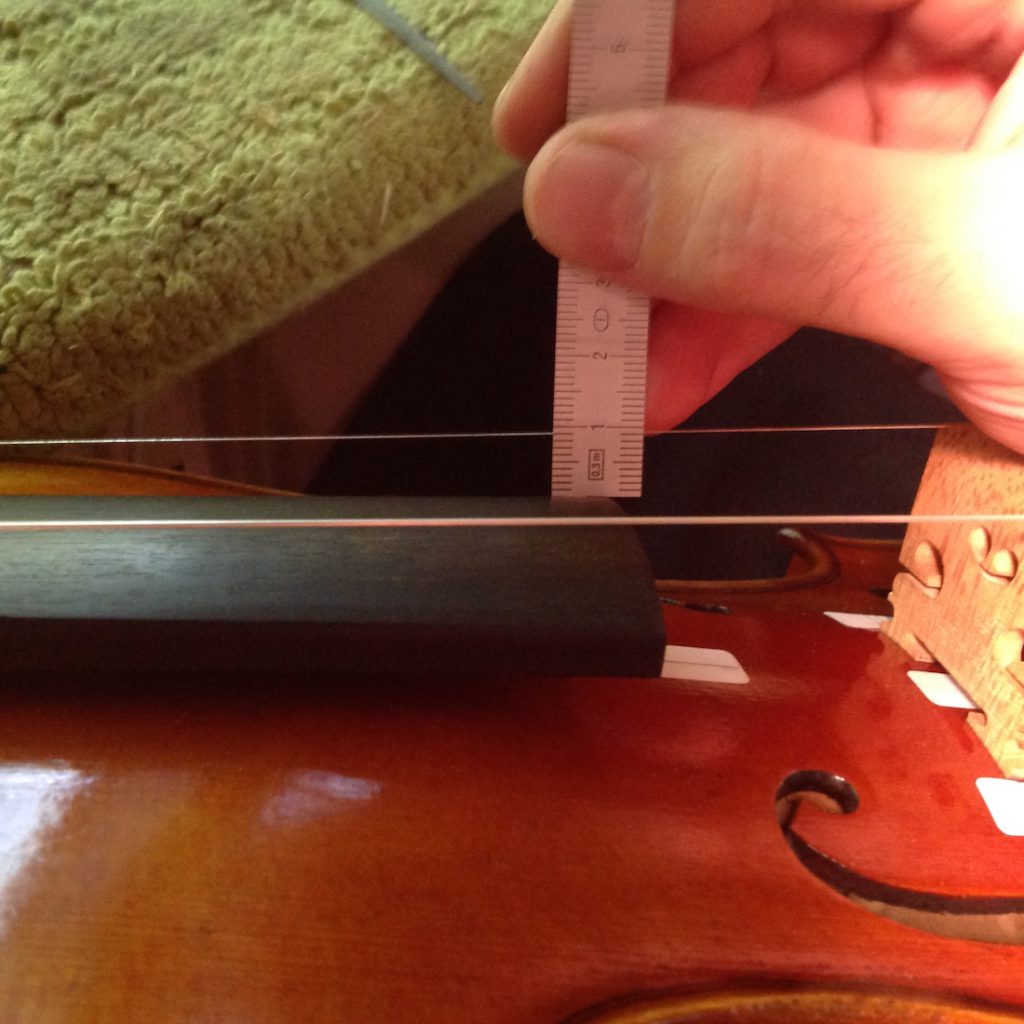 Carving A Violin Bridge – Triangle Strings