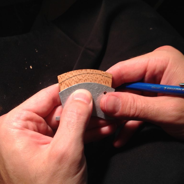 Carving A Violin Bridge – Triangle Strings