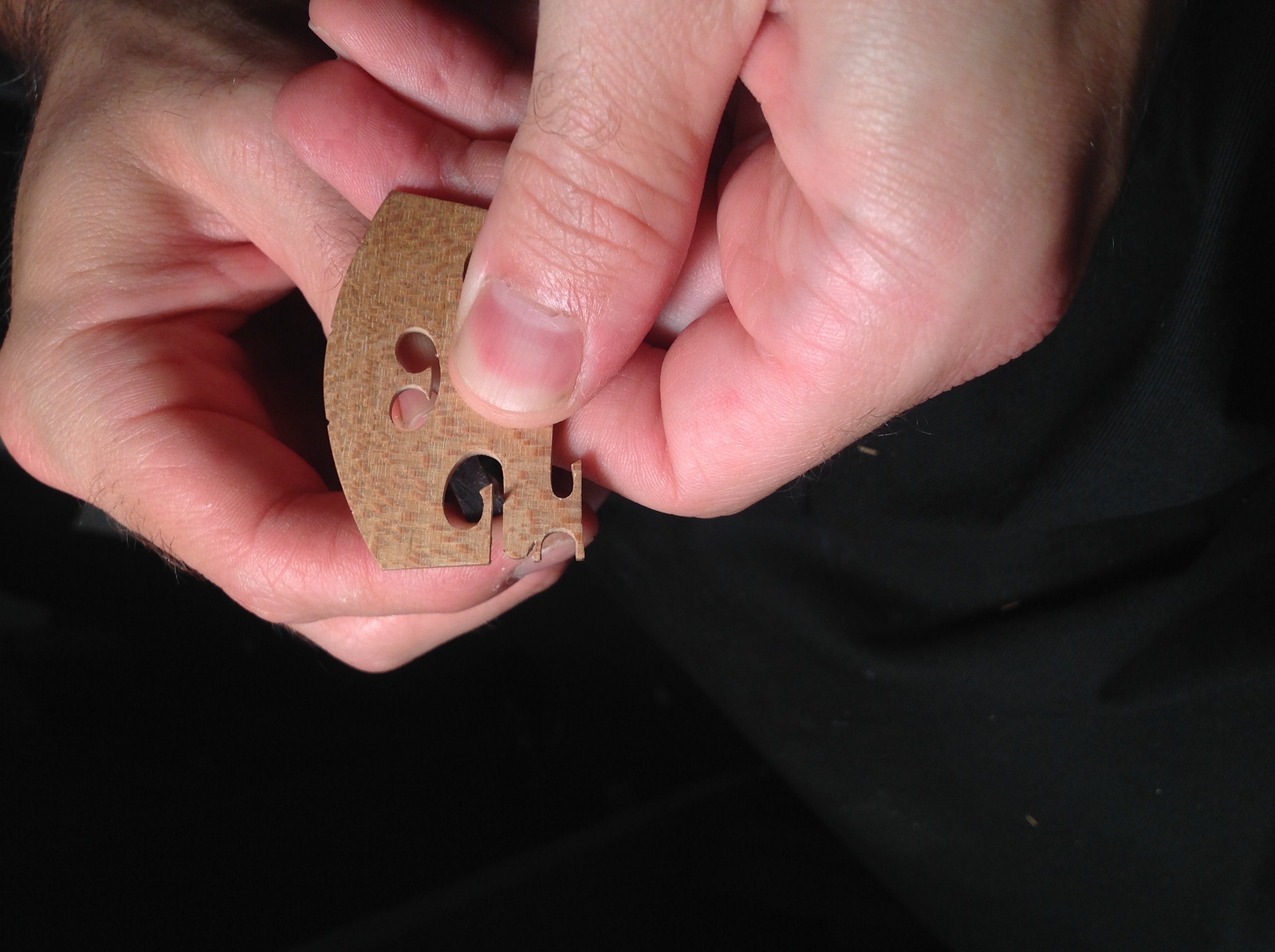 Carving A Violin Bridge