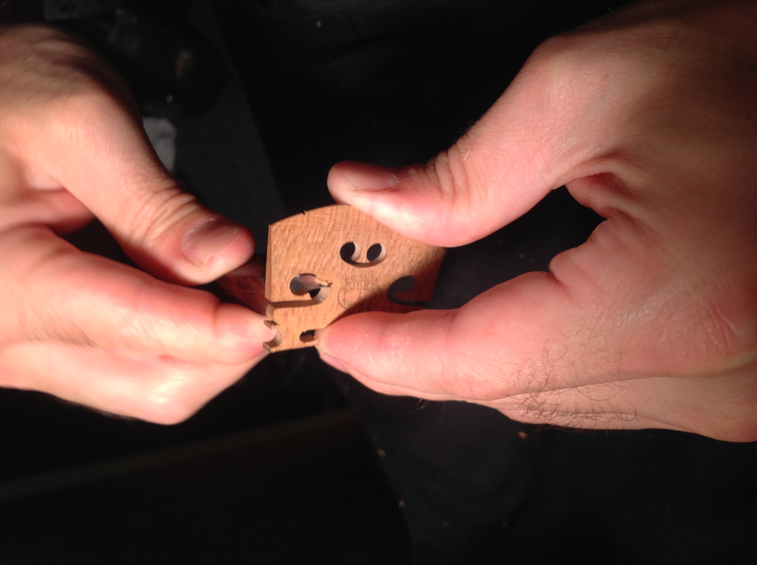 Carving A Violin Bridge