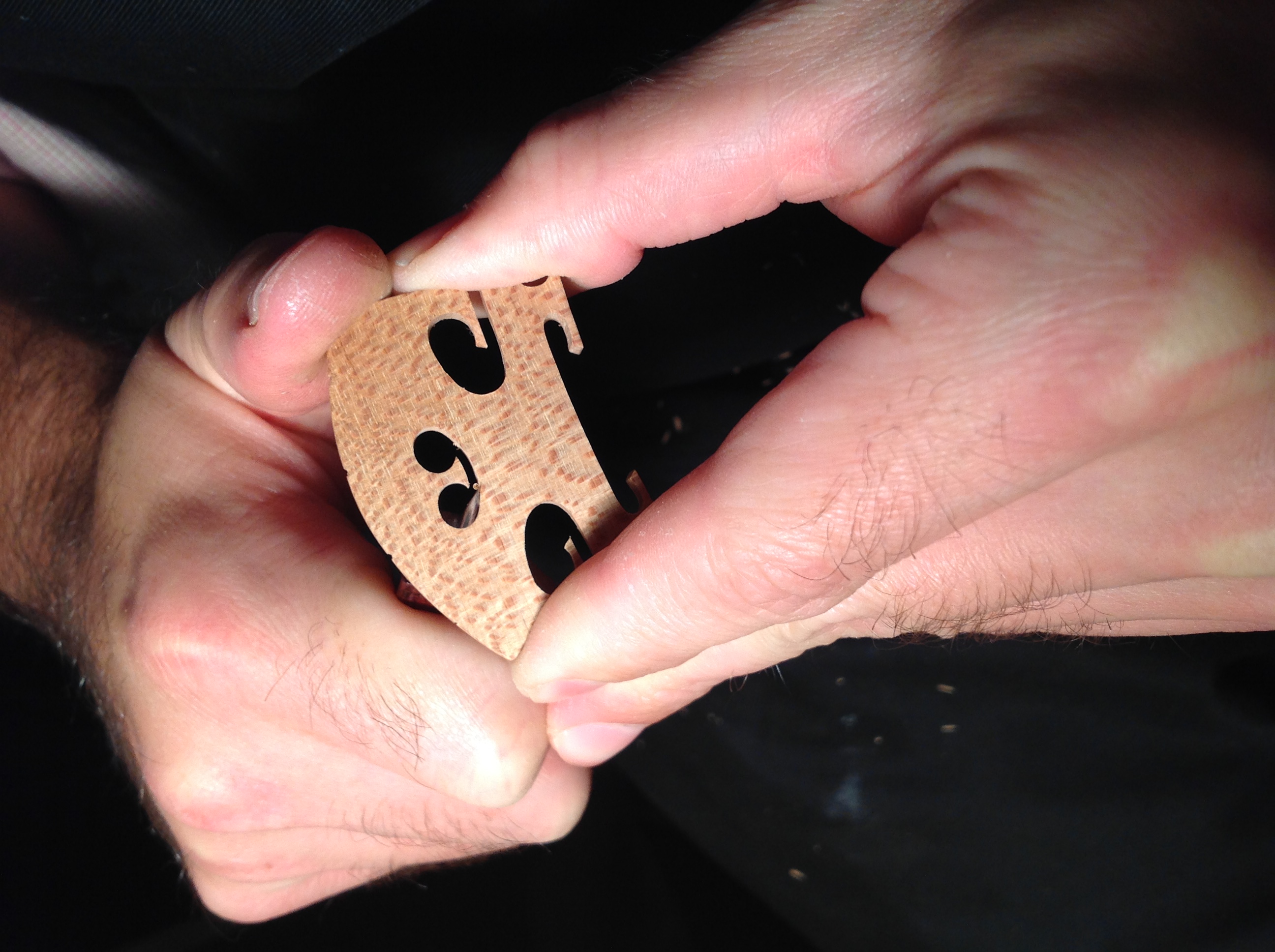 Carving A Violin Bridge