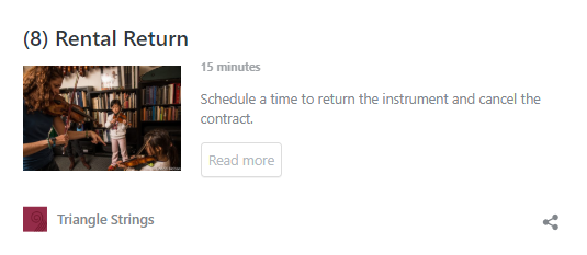 Rental Return – Triangle Strings